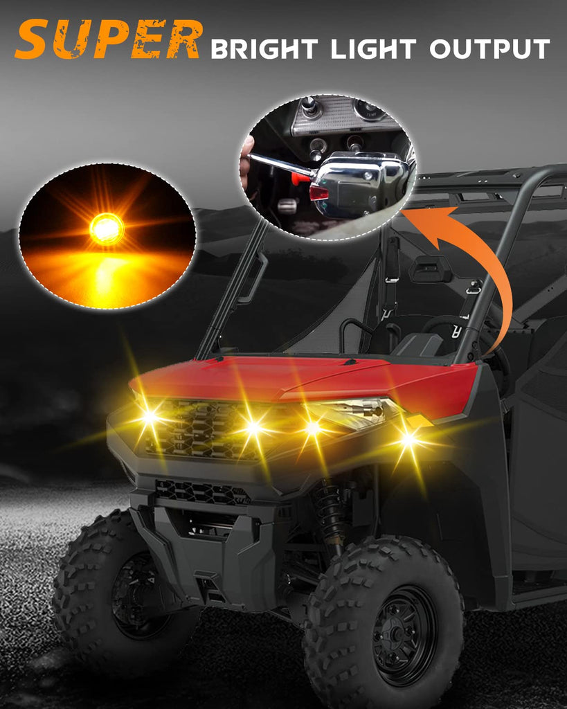 NTHREEAUTO Plug and Play Street Legal Turn Signal Kit with Harness, Co